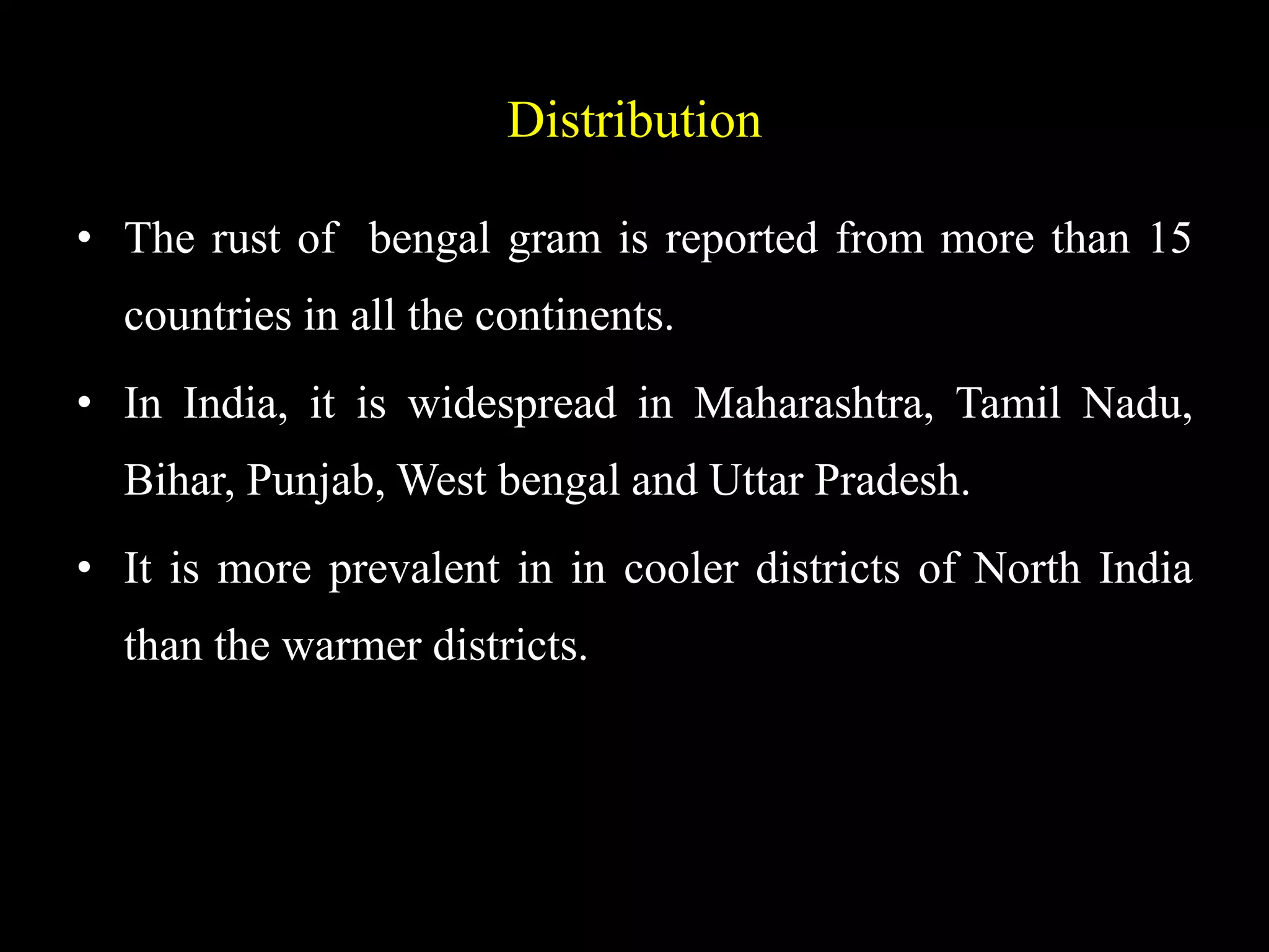 Bengal gram rust | PPT