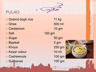 Bengali cuisine | PPTX