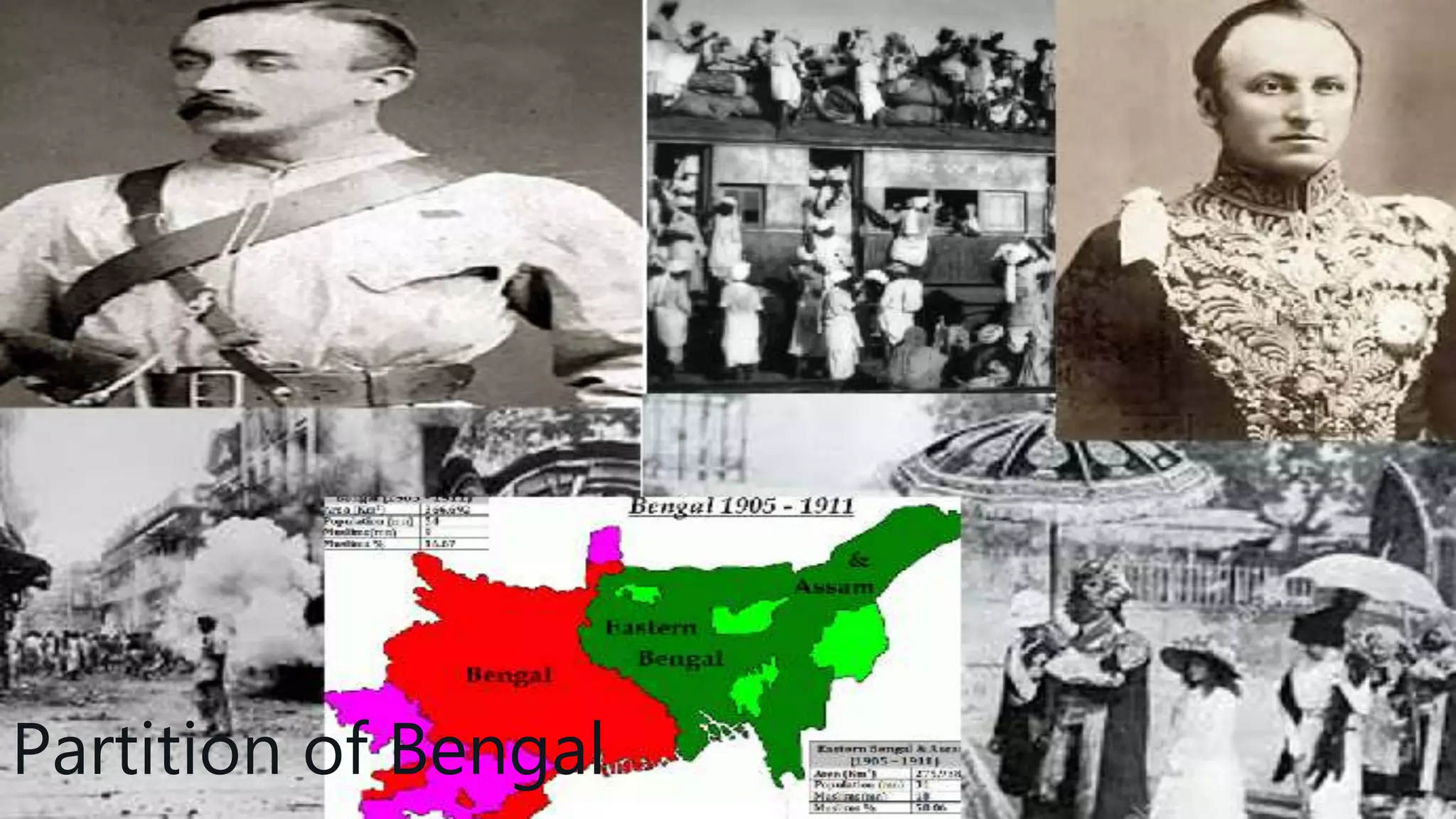 Bengal's partition and reversal | PPTX