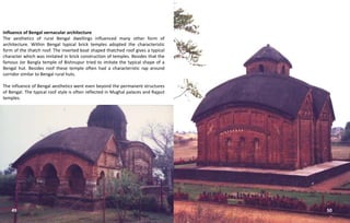 Bengal vernacular architecture of rural Bengal | PDF