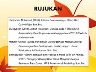 BENGKEL AKTIVITI PRATULISAN | PPTX