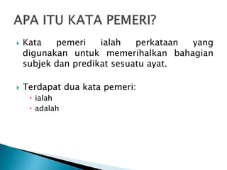 KATA PEMERI | PPTX