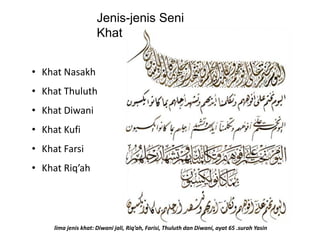 Seni Khat | PPTX