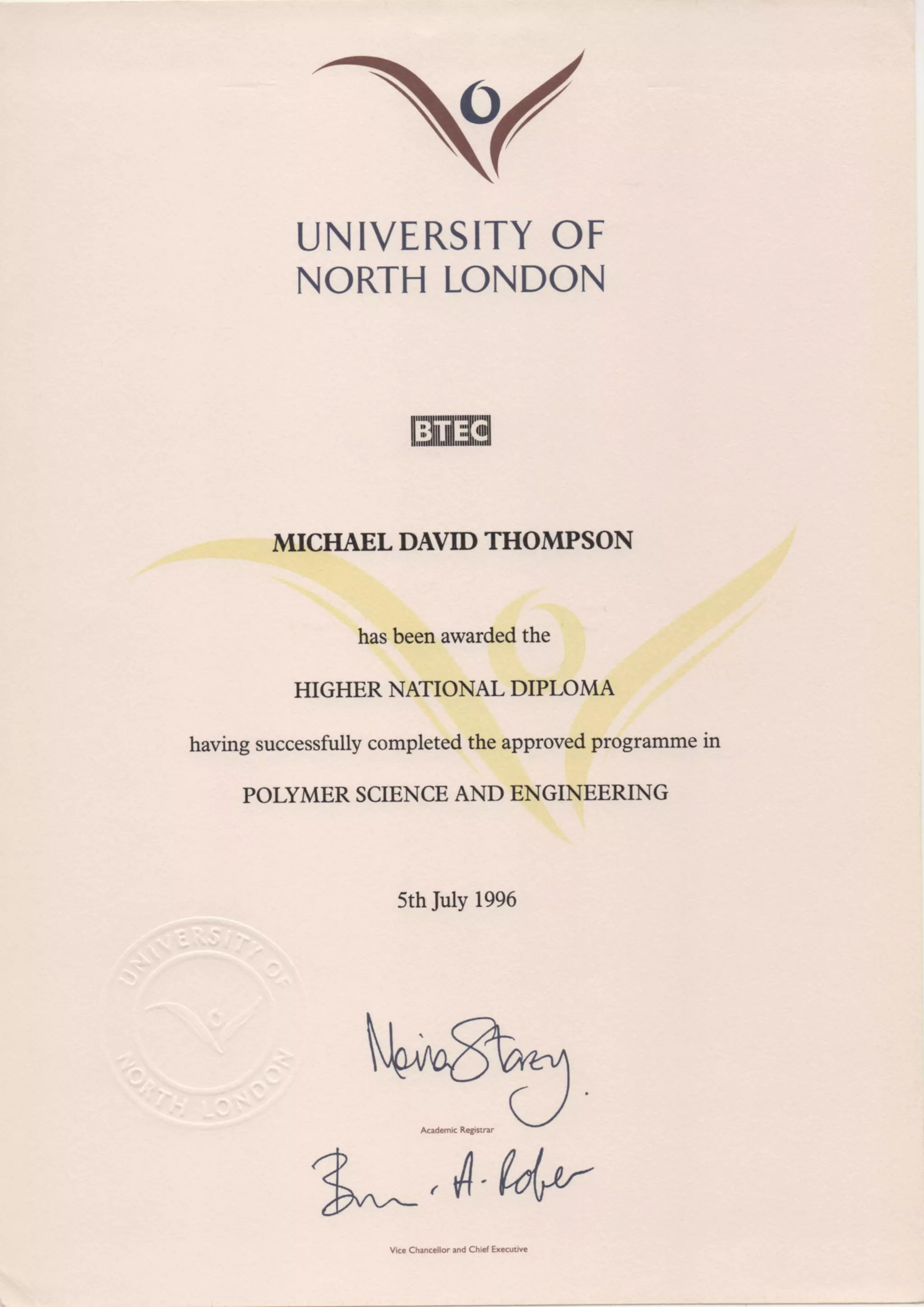 HND Polymer Science and Engineering | PDF