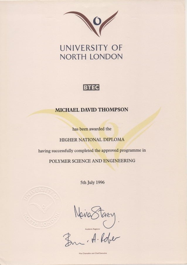 HND Polymer Science and Engineering | PDF