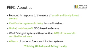 Ben Gunneberg_Certification for Bamboo and Rattan- lessons from the PEFC | PPT