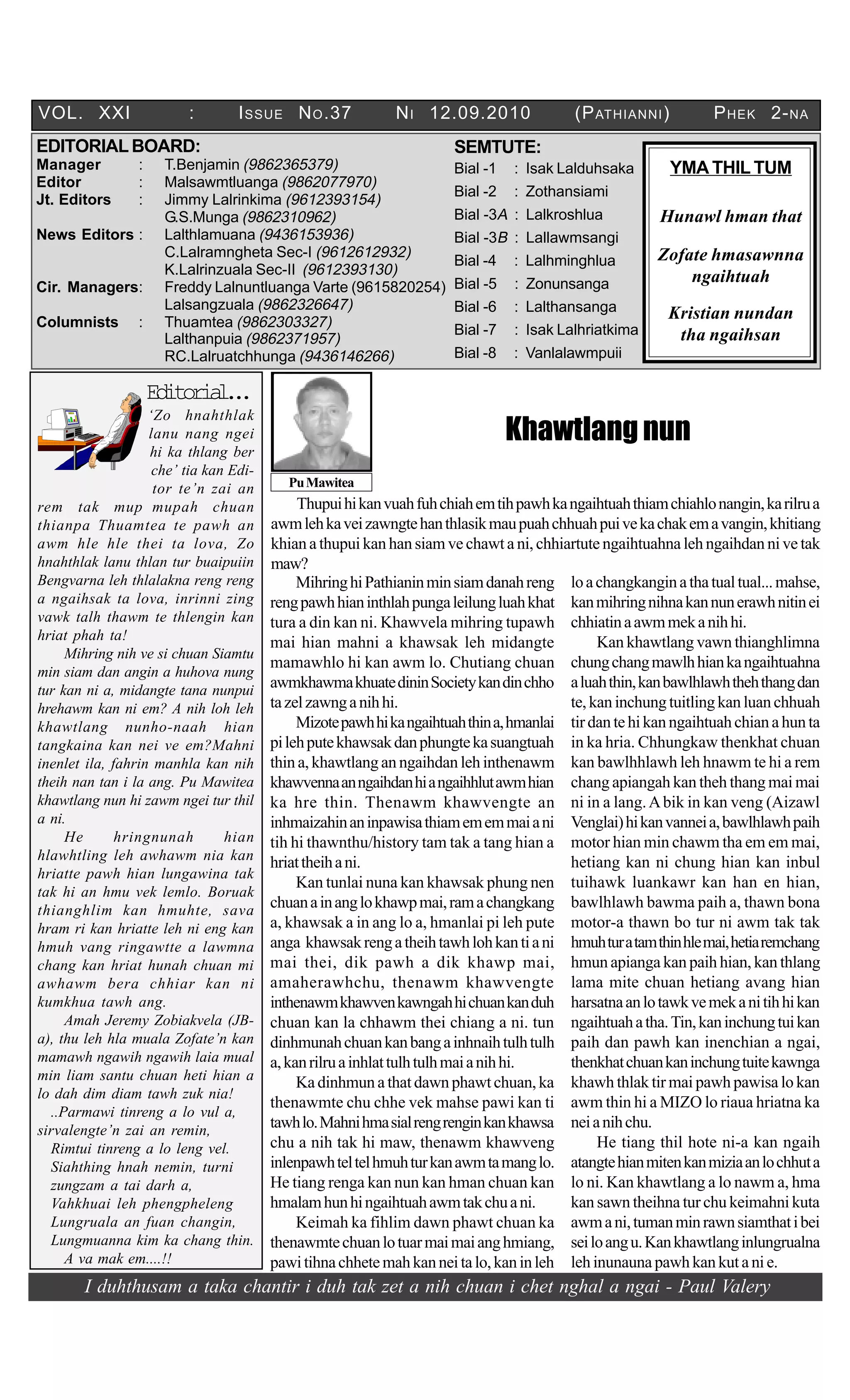 Bengvarna 12 september 2010 | PDF