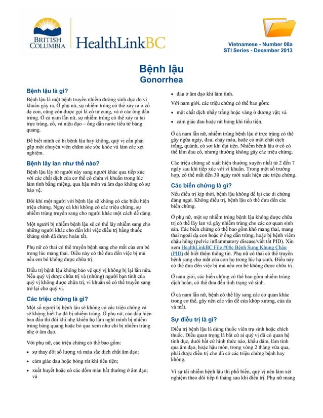 Bệnh lậu | PDF