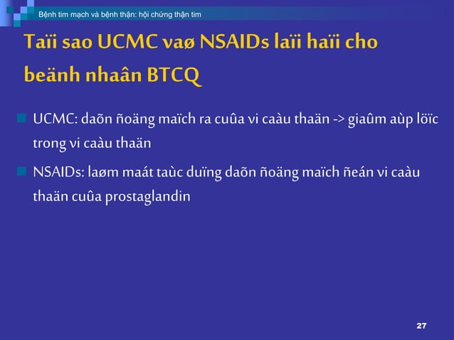 Benh tim mach va benh than hoi chung than tim | PPT