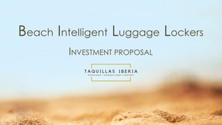 Smart beach lockers in Spain | PDF