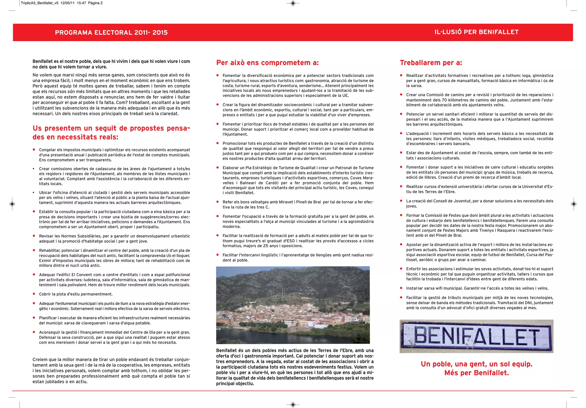 Benifallet 2011 2015 | PDF