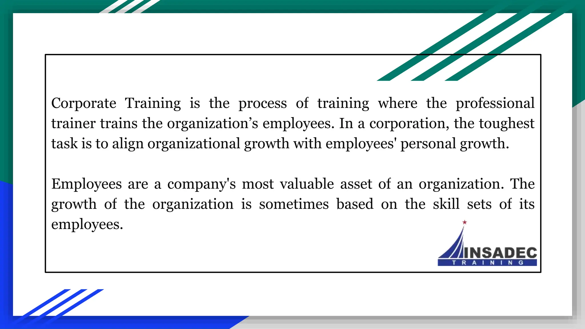 8 Benefits of Corporate Training Program in India | PPTX