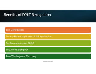 Benefits of DPIIT Registration and startups | PDF