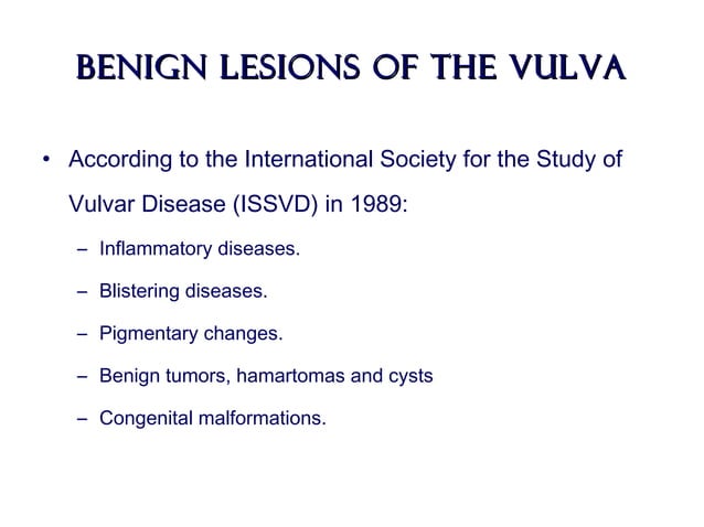 Benign diseases-of-the-vulvavagina-and - copy | PPT
