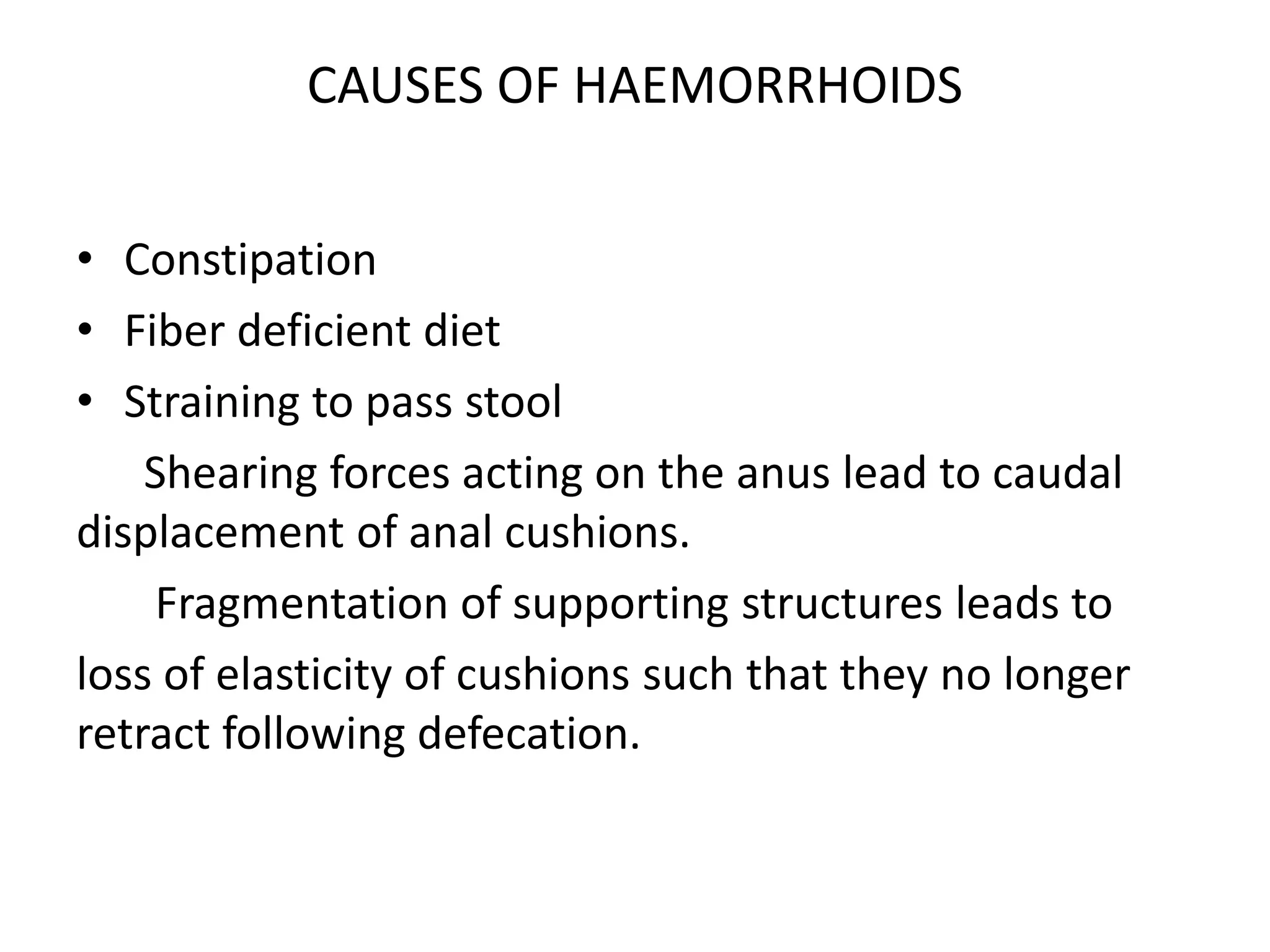 Benign anal and perianal conditions | PPTX