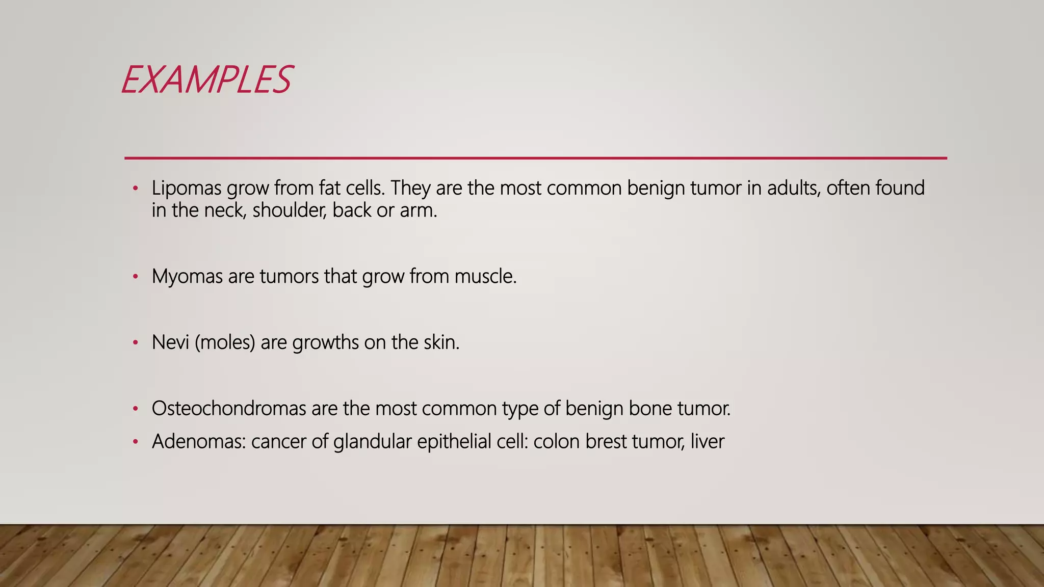 Benign and Malignant tumors | PPTX