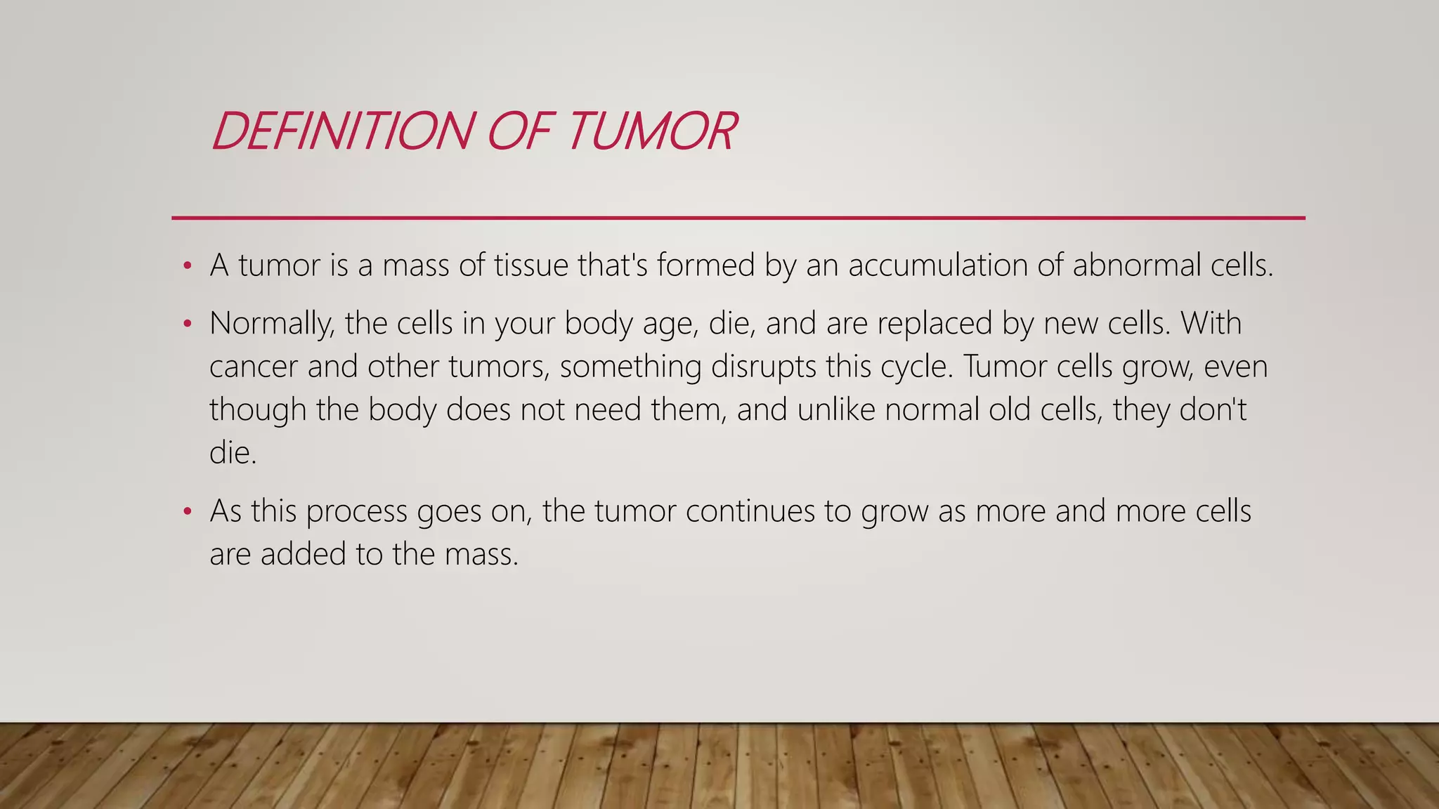 Benign and Malignant tumors | PPTX