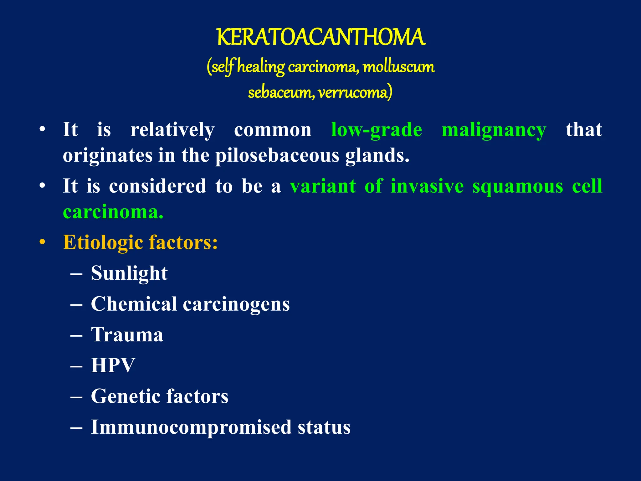 benign tumors of epithelial origin of oral cavity | PPTX