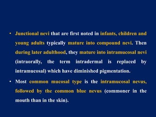 benign tumors of epithelial origin of oral cavity | PPTX
