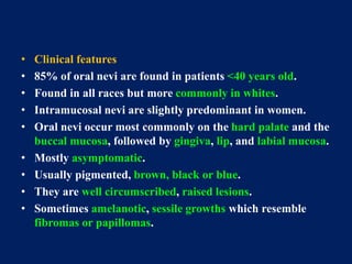 benign tumors of epithelial origin of oral cavity | PPTX