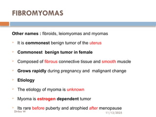 Benign and malignant uterine tumors.pptx