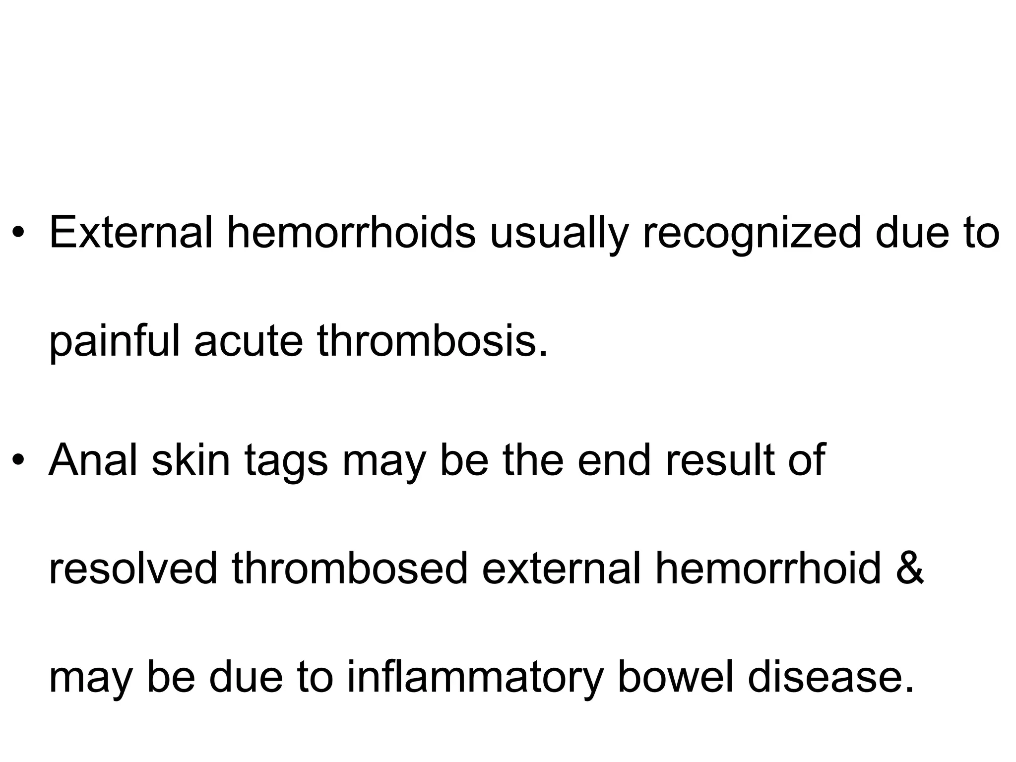Benign anorectal disease 1 | PPTX