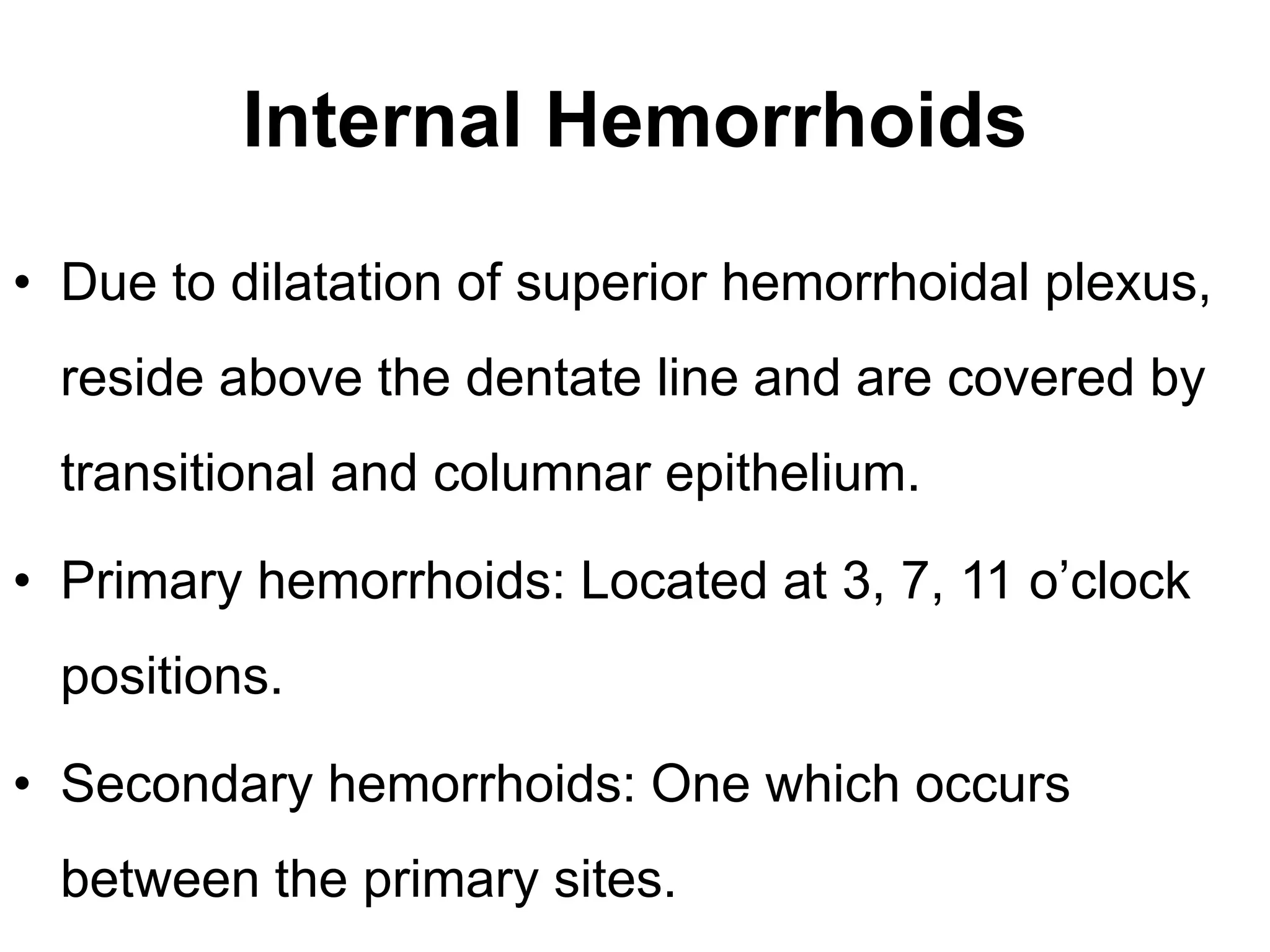Benign anorectal disease 1 | PPTX
