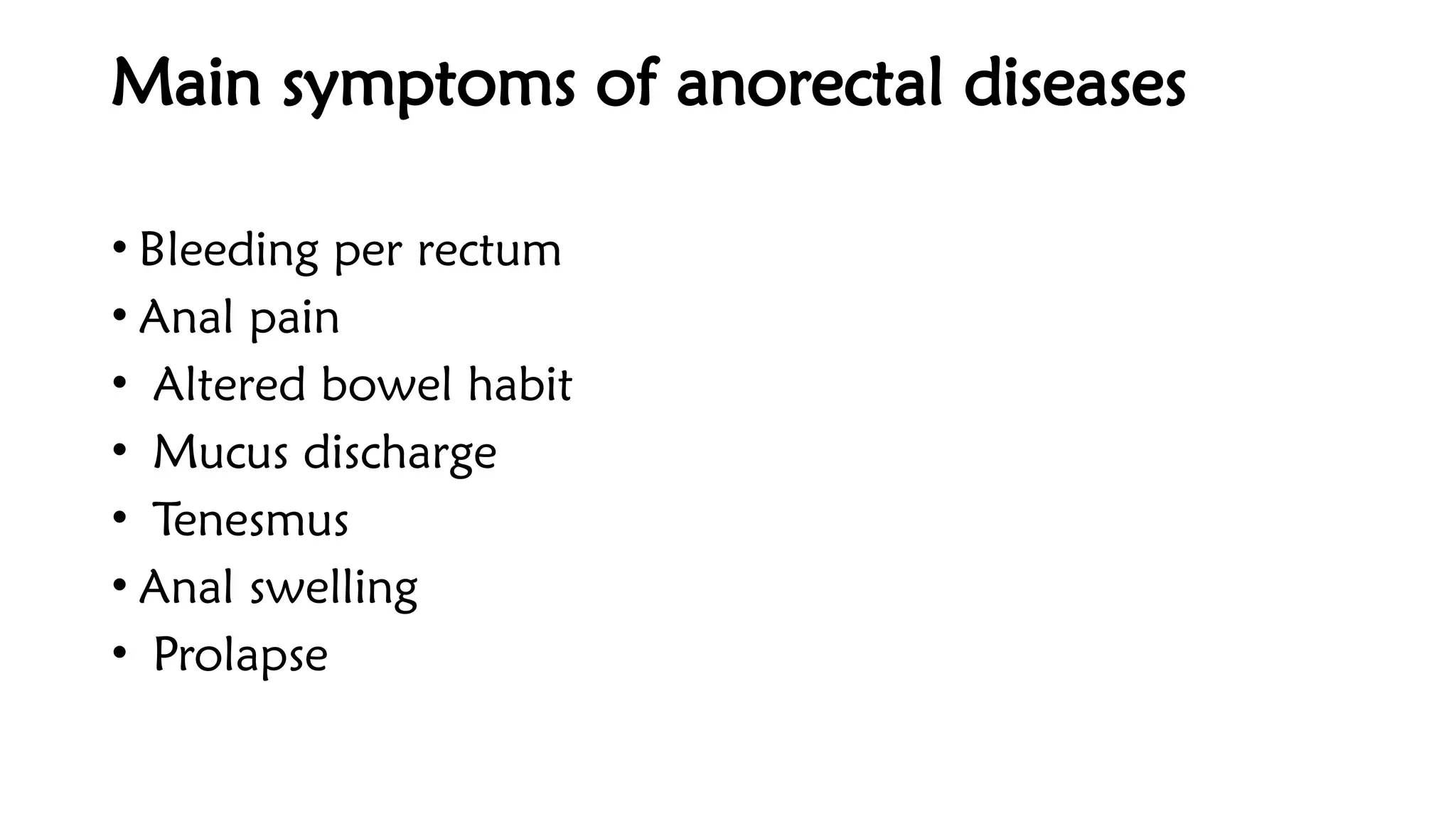 BENIGN ANORECTAL DISEASES and their causes.pptx
