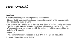 BENIGN ANORECTAL DISEASES and their causes.pptx
