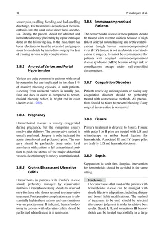 Benign anorectal disorders | PDF