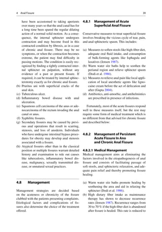 Benign anorectal disorders | PDF