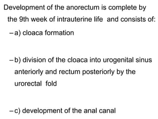 Benign anorectal disorders 2 | PPTX