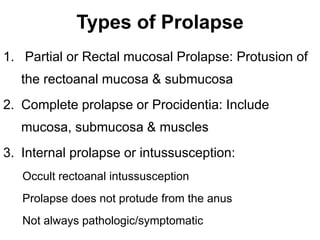 Benign anorectal disorders 2 | PPTX