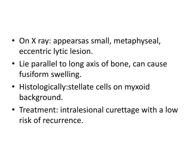 Benign bone lesion 1 | PPT