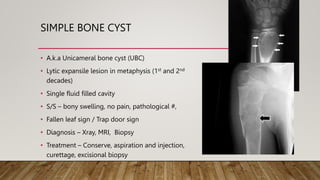 Benign bone tumors (Nutshell) | PPTX