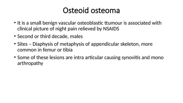 BENIGN BONE TUMOURS ppt classification Radiology | PPT