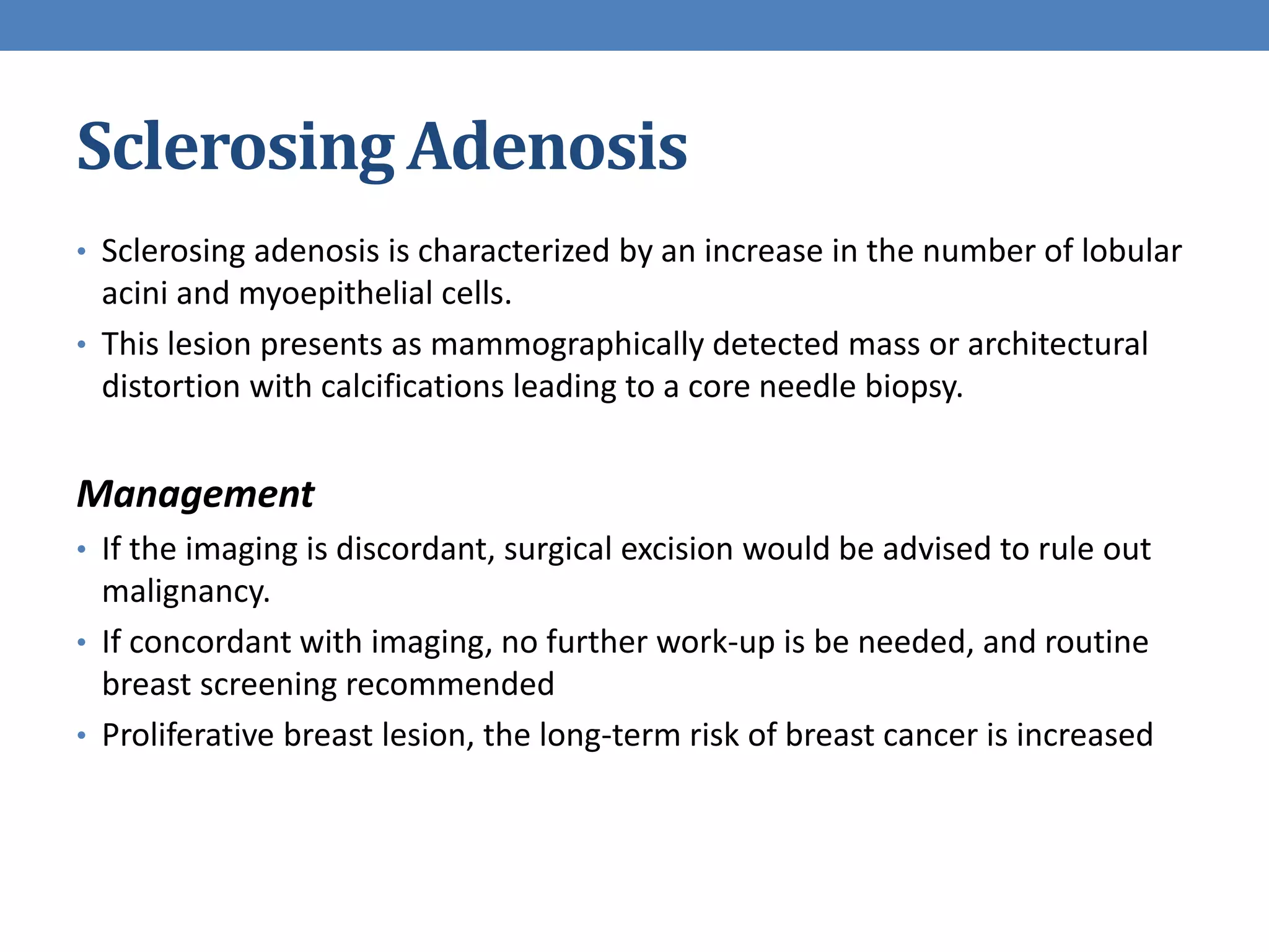 Benign breast disease | PPTX