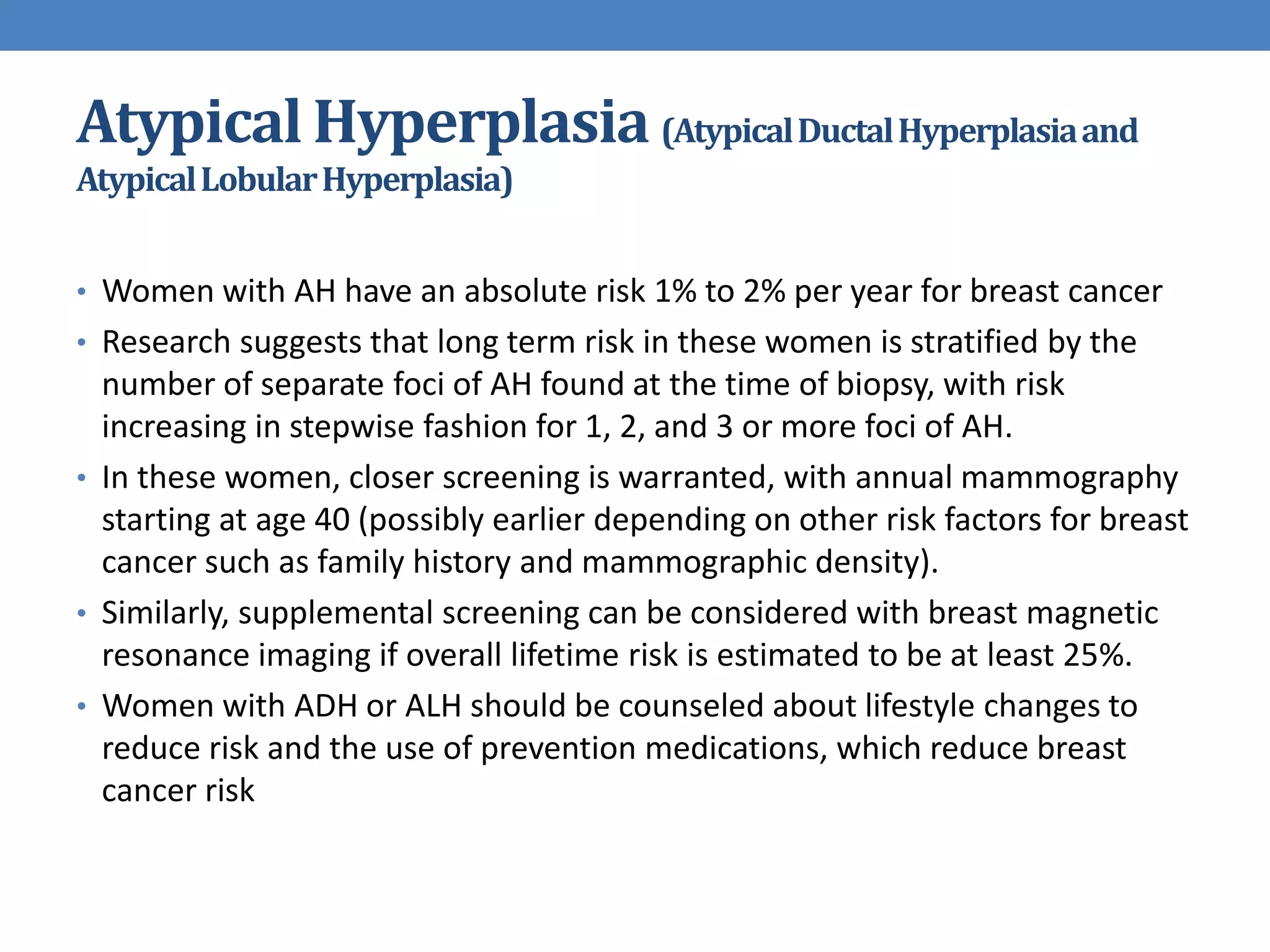 Benign breast disease | PPTX