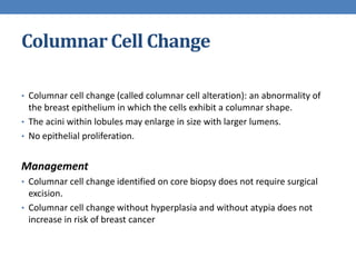Benign breast disease | PPTX