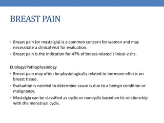 Benign breast disease | PPTX
