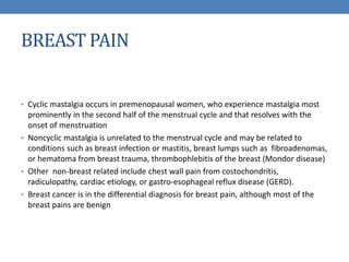 Benign breast disease | PPTX