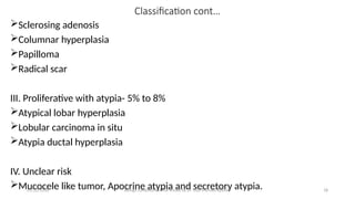 Benign breast conditions and related anatomy | PPTX
