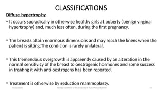Benign breast conditions and related anatomy | PPTX