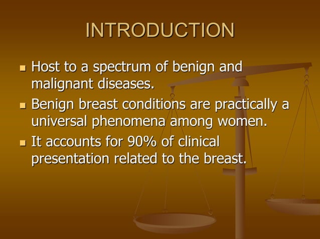 Benign breast disease | PPTX