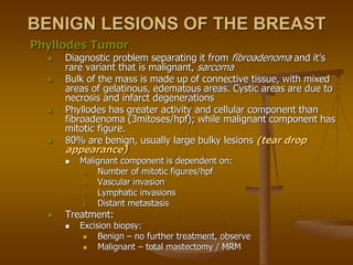 Benign breast disease | PPTX