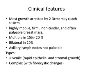 Benign breast disease and its management | PPTX