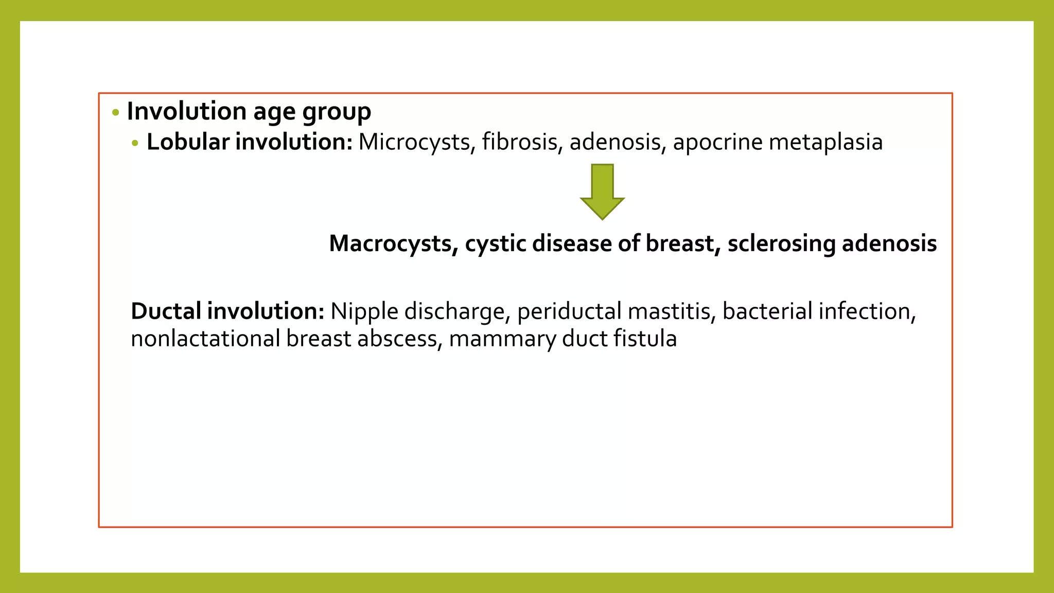Benign breast diseases | PPTX