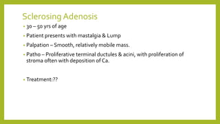 Benign breast diseases | PPTX