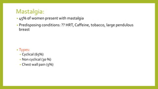 Benign breast diseases | PPTX