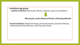Benign breast diseases | PPTX